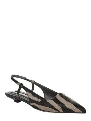 Franco Sarto Palmira Slingback Pointed Toe Flat - Mocha Grey