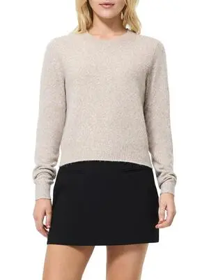 French Connection Ellie Crewneck Sweater Taupe Melange