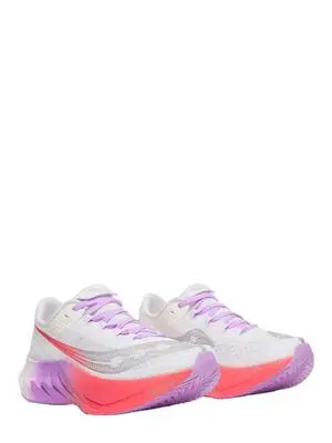 Saucony Endorphin Pro 4 Athletic Shoes - White/crocus