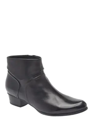 Regarde Le Ciel Stefany Block Heel Bootie - Black