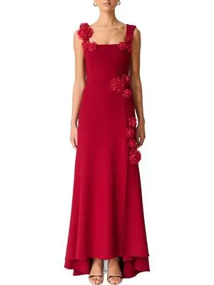 ELLIATT Evanora High-low Gown - Berry