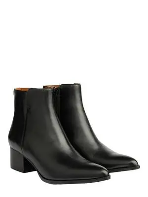 LK BENNETT Cicilia Block Heel Booties - Black