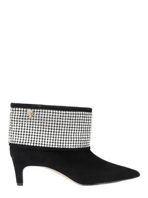 Kurt Geiger Fold-over Embellished Bootie - Charcoal