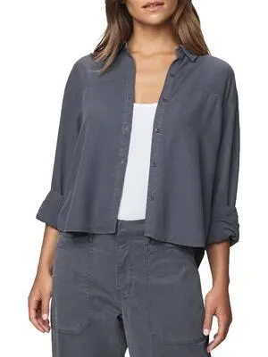 Splendid Joanne Button-up Shirt - Ice Navy