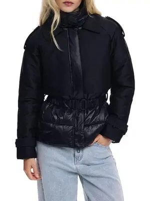Desigual Hybrid Padded Jacket - Black
