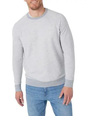 FAIR HARBOR Tailwind Textured Sweatshirt Heather Grey