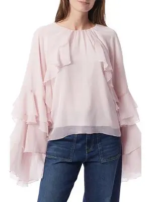 DO BY DEE OCLEPPO Jovanna Ruffle Top - Pale Lilac