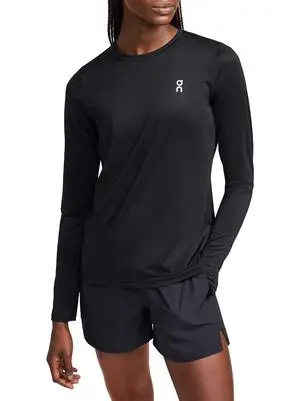 On Core Long Sleeve Running T-shirt - Black