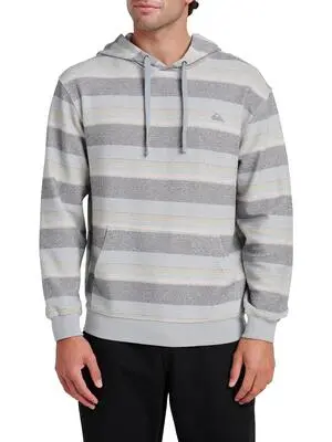 Quiksilver Striped Hoodie - Quarry