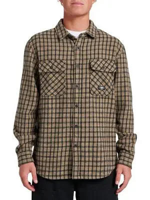 Quiksilver Mercury Sandstrokes Flannel Button-up Shirt - Elmwood