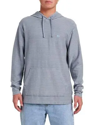 Quiksilver Alamitos Striped Long-sleeve Hooded Top - China Blue
