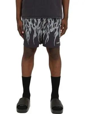 PURPLE BRAND Printed Performance Shorts - Navy