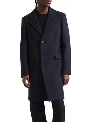 Burberry Beverley Wool Topcoat - Navy