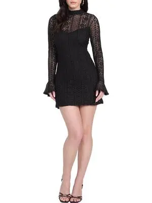 Guess Jamala Lace Mini Dress - Black-black