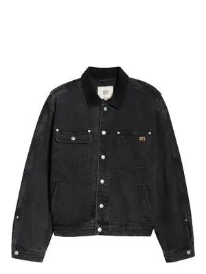 925 ORIGINALS Heavyweight Denim Trucker Jacket - Midnight Black