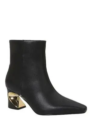 NINETY UNION Metal Heel Bootie - Black