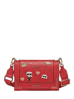 Karl Lagerfeld Paris Camille Crossbody Bag - Admiral Red
