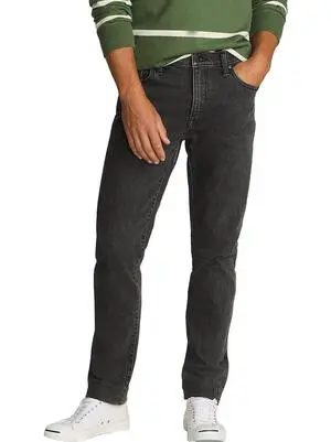 LANDS' END Slim Fit Stretch Jeans Washed Black