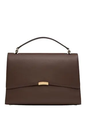 BY BANOO Signature Briefcase Mocha/gold