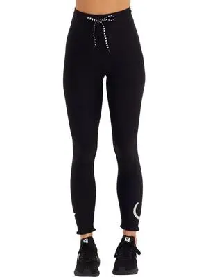 The Upside Celestia Drawstring Leggings - Black