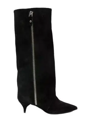 ALCHIMIA 60mm Suede Boots - Black