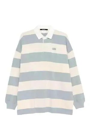Ksubi Striped Polo Top - Neutrals