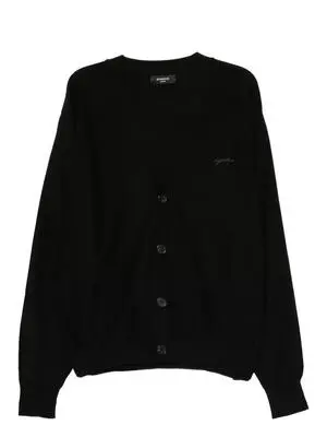 SONGZIO Edge Fold Cardigan - Black