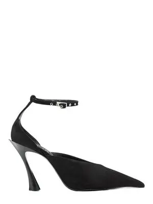 MUGLER Ankle Strap Pumps - Black