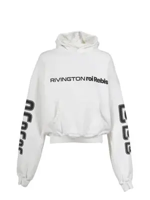 RRR123 Logo-print Hoodie - White