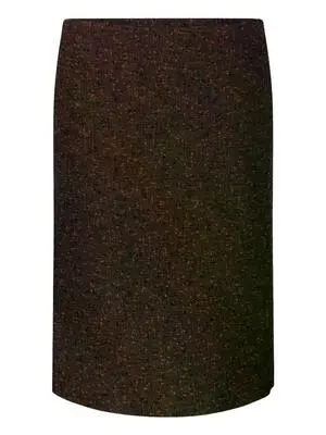 Gucci Wool Midi Skirt - Brown