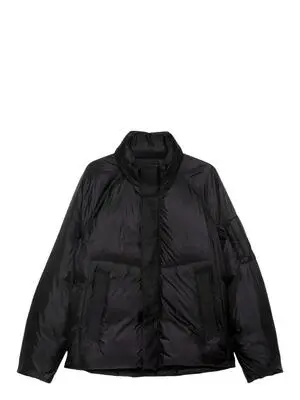 C.P. COMPANY Quilted Panelled Jacket - Black