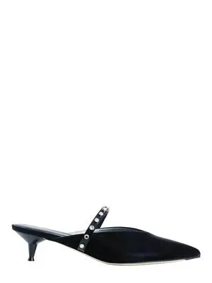 Alexander McQueen 50mm Revel Embellished Slingback Mules - Black