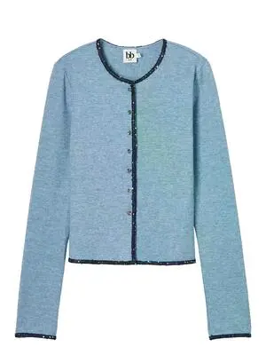 B+AB Button-embellished Cardigan - Blue