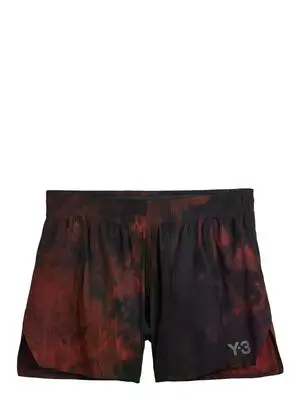 Y3 Tie-dye Running Shorts - Orange