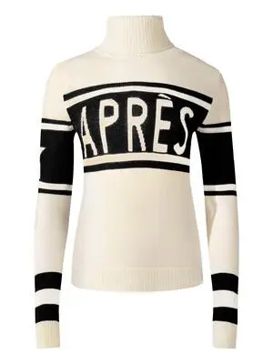 Perfect Moment Après Schild Merino Wool Sweater White