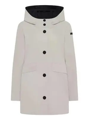 RRD Button Hooded Coat - Neutrals
