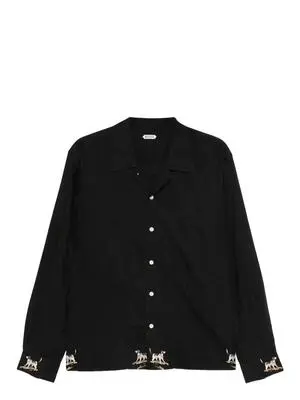 BODE Embroidered-motif Shirt - Black