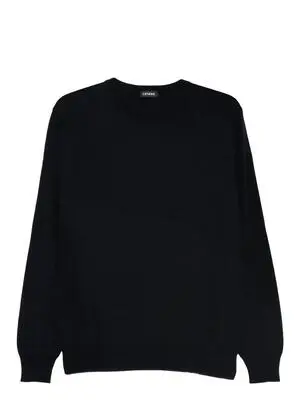 CENERE GB Crew-neck Sweater - Blue