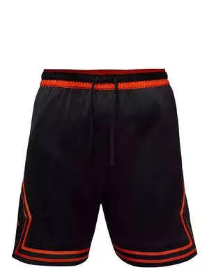 JORDAN Geometric-patterned Sport Shorts - Black