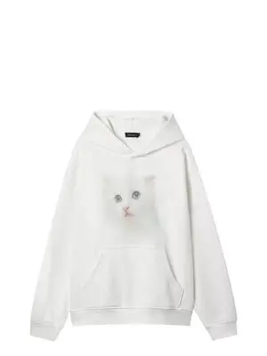 TOUT A COUP Kangaroo-pocket Hoodie - White