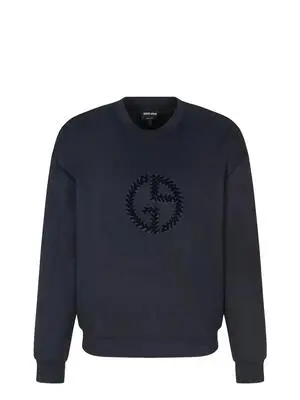 Giorgio Armani Round-neck Sweatshirt - Blue