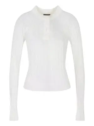 Giorgio Armani Long-sleeve Sweater - White