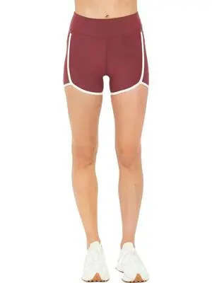 The Upside Samara Pocket-trim Shorts - Red