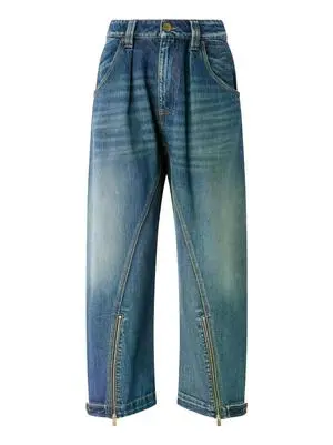 Pinko Zip-detail Jeans - Blue