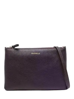 COCCINELLE Leather Crossbody Bag - Purple