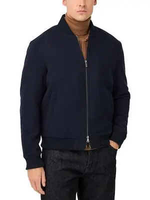 Boggi Milano Kenneth Bomber Jacket - Navy Blue
