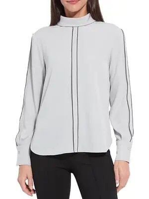 LYSSÉ Lizandra Reverse Collar Top