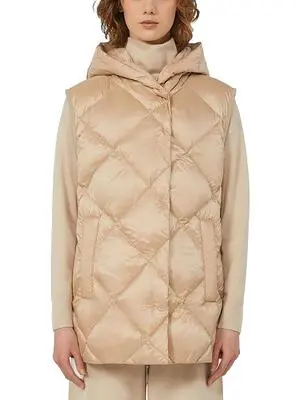 Max Mara Frutto Down Puffer Vest - Beige