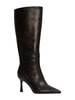 BLACK SUEDE STUDIO Pointed Leather Boots - Brown