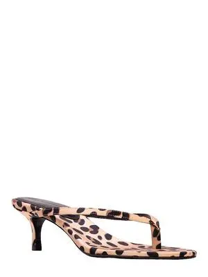 BLACK SUEDE STUDIO Tash 50 Sandals - Cheetah